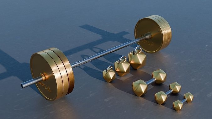 Gym weights 3D model | CGTrader
