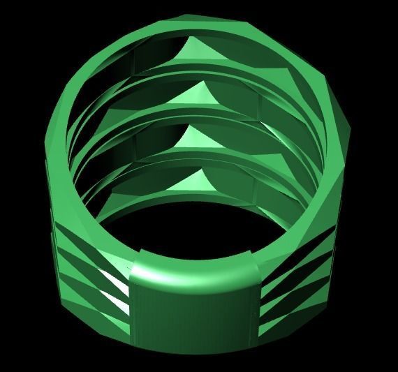 Angled ring free 3D model 3D printable | CGTrader