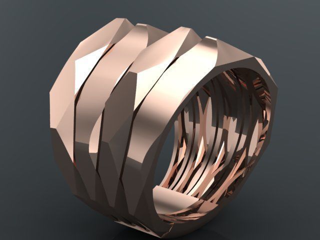 Angled ring free 3D model 3D printable | CGTrader