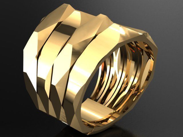 Angled ring free 3D model 3D printable | CGTrader