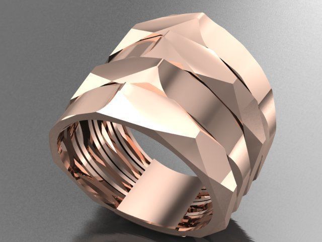 Angled ring free 3D model 3D printable | CGTrader