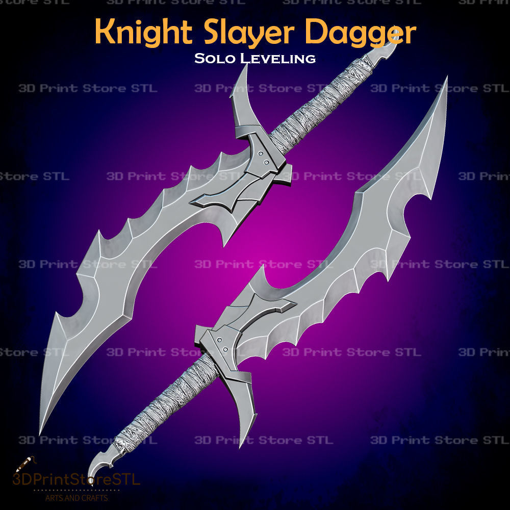 Knight Slayer Dagger Cosplay Solo Leveling - STL File 3D model 3D ...