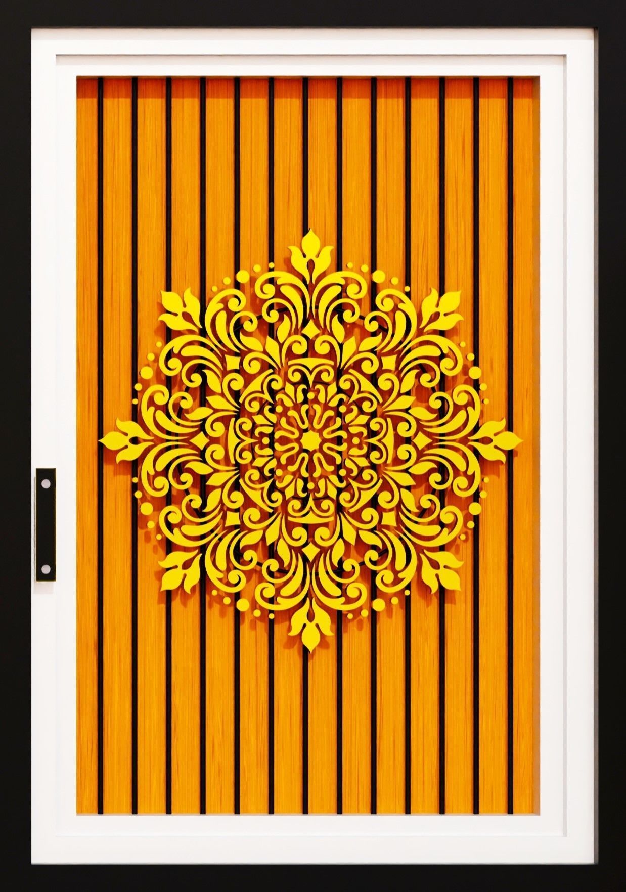 Front gate design 3D model | CGTrader