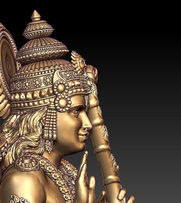 Shree ram Idol 3D model 3D printable | CGTrader