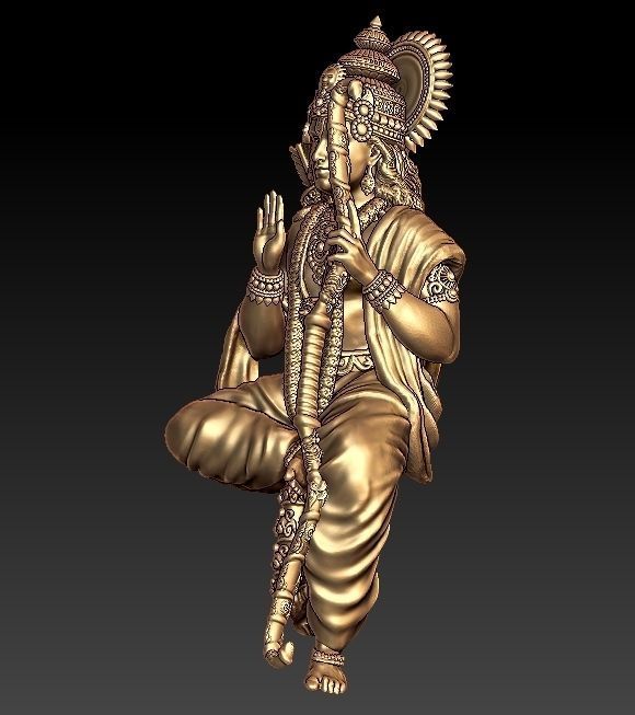 Shree ram Idol 3D model 3D printable | CGTrader
