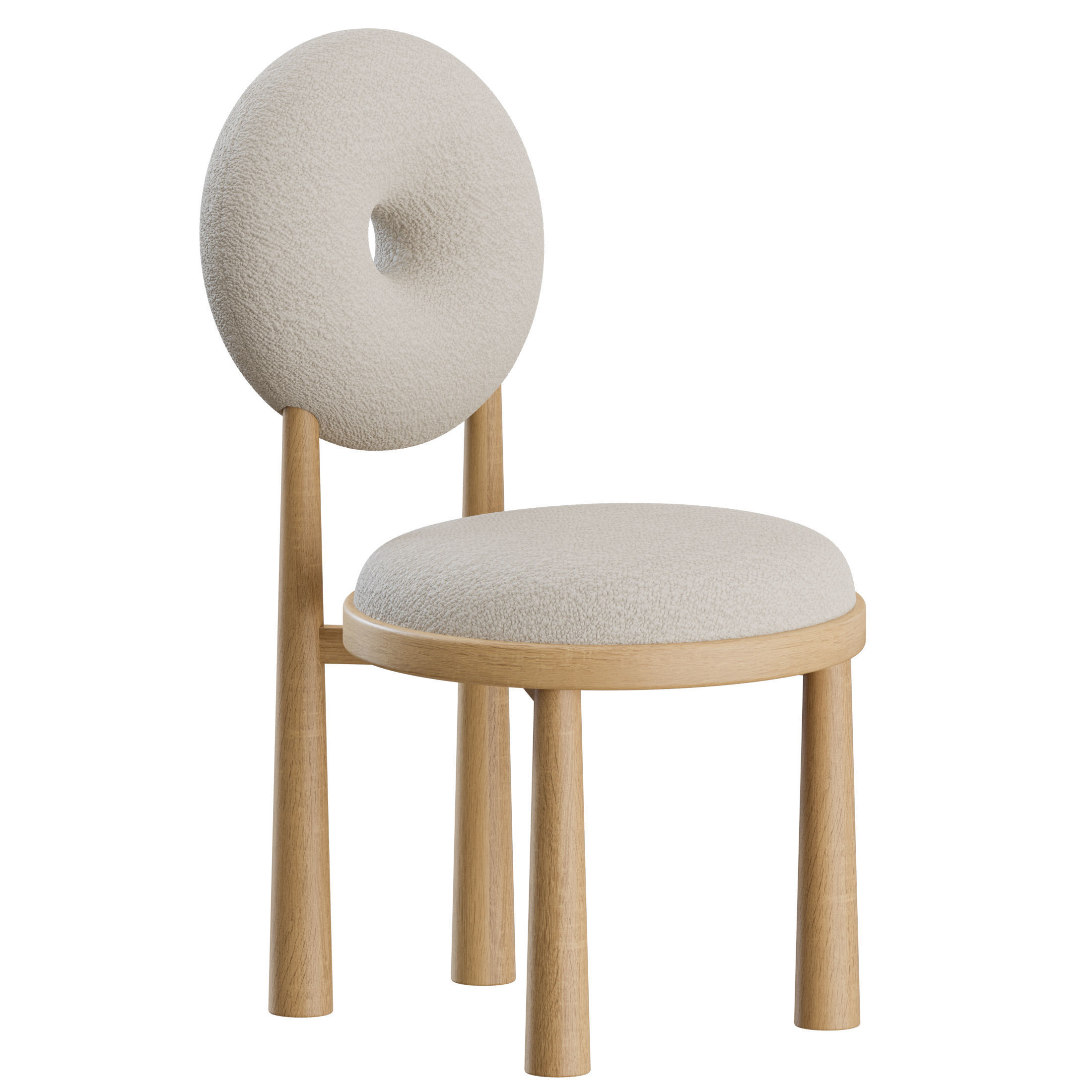 Baba Chair and RAKU-YAKI by Emmanuelle Simon 3D model | CGTrader