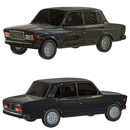 VAZ 2107 3D model | CGTrader