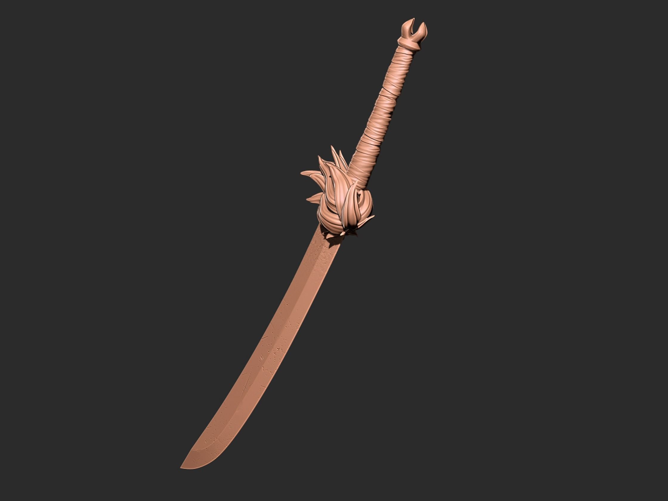 Split Soul Katana - Toji Fushiguro Jujutsu Kaisen 3D model 3D printable ...
