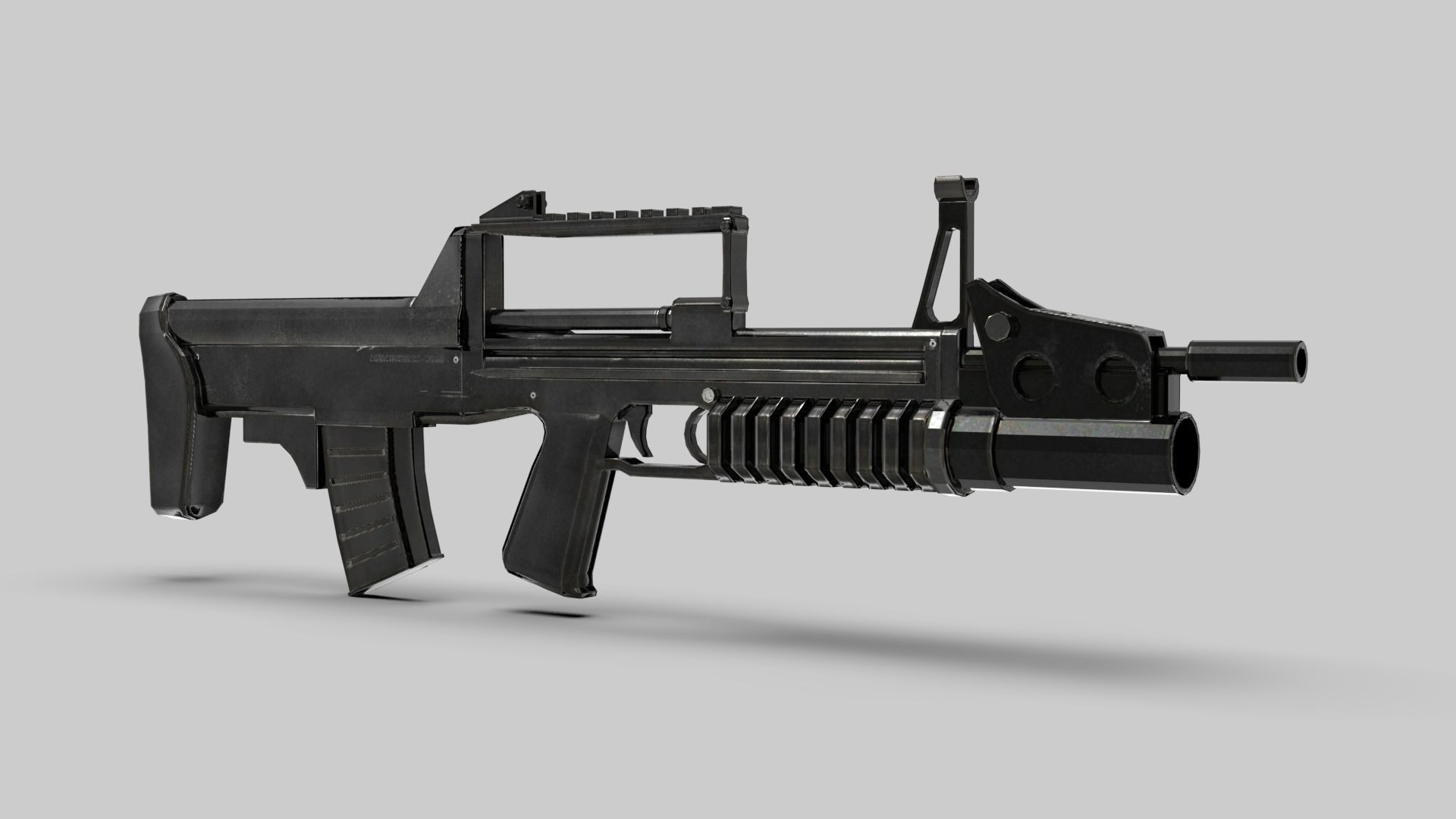 ADS amphibious rifle 3D model | CGTrader
