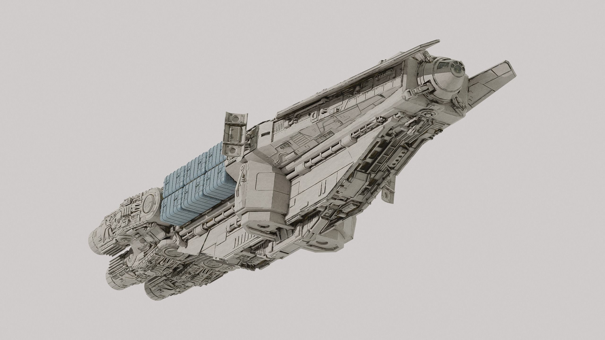 YT-370 Locust-class Corellian Freighter - Star Wars Kimverse 3D model ...