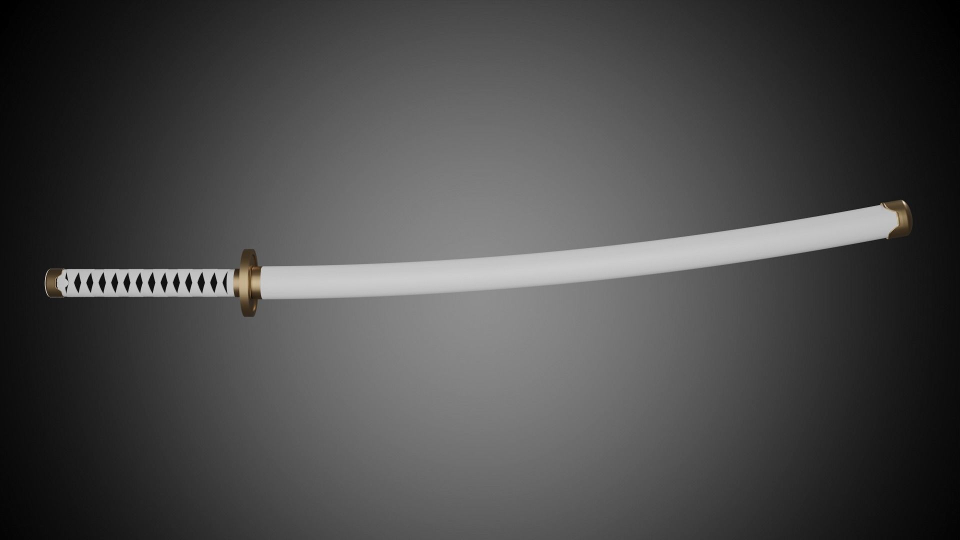 One piece - Zoros Wado Ichimonji sword - live action version 3D model ...