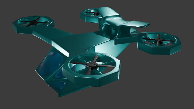 Lightweight drone 3D model | CGTrader