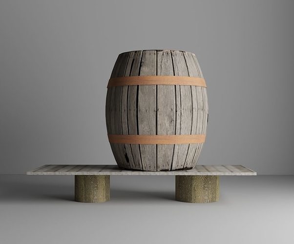 Barrel Design 3D model | CGTrader