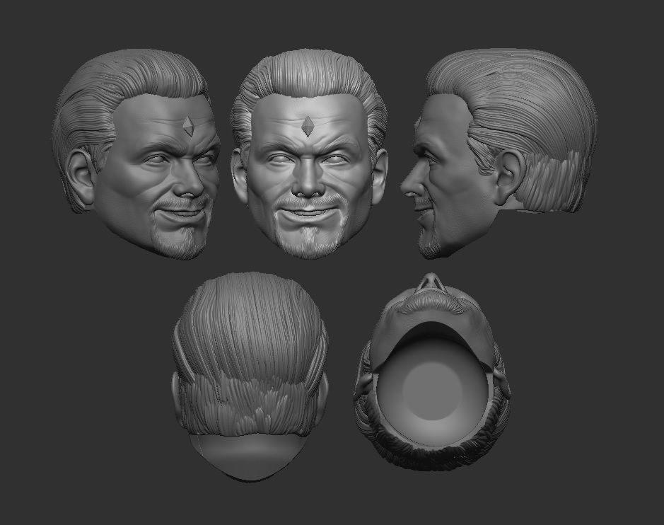 Mr Sinister Anthony Starr Headsculpt for Action Figures 3D model 3D ...