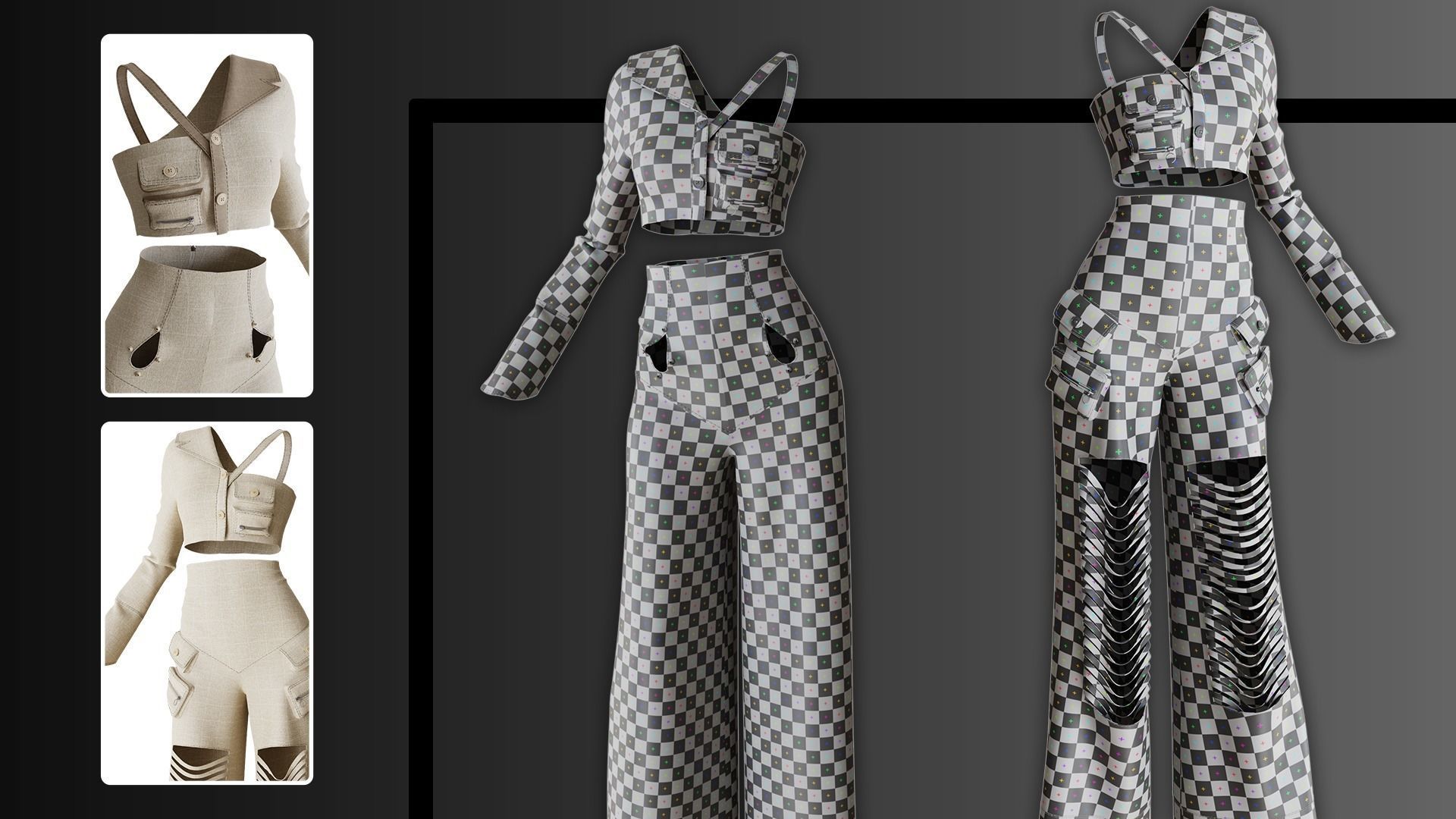 Tutorial Womans Suit 3D model | CGTrader
