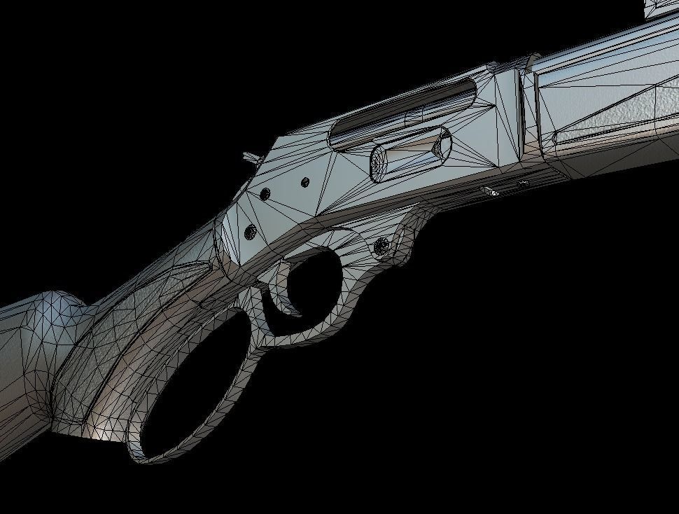 3D model Henry Lever Action X Model 30-30 Caliber VR / AR / low-poly ...