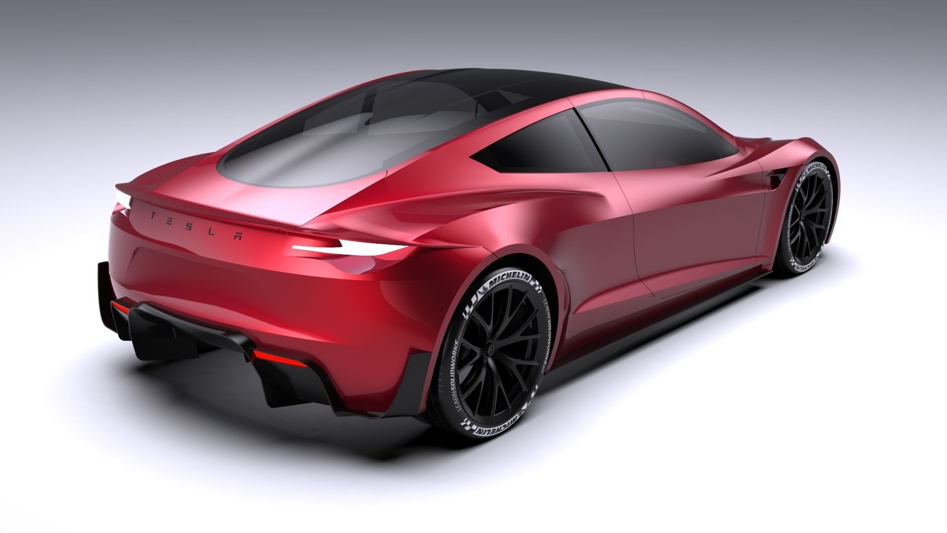 Tesla Roadster free 3D model | CGTrader