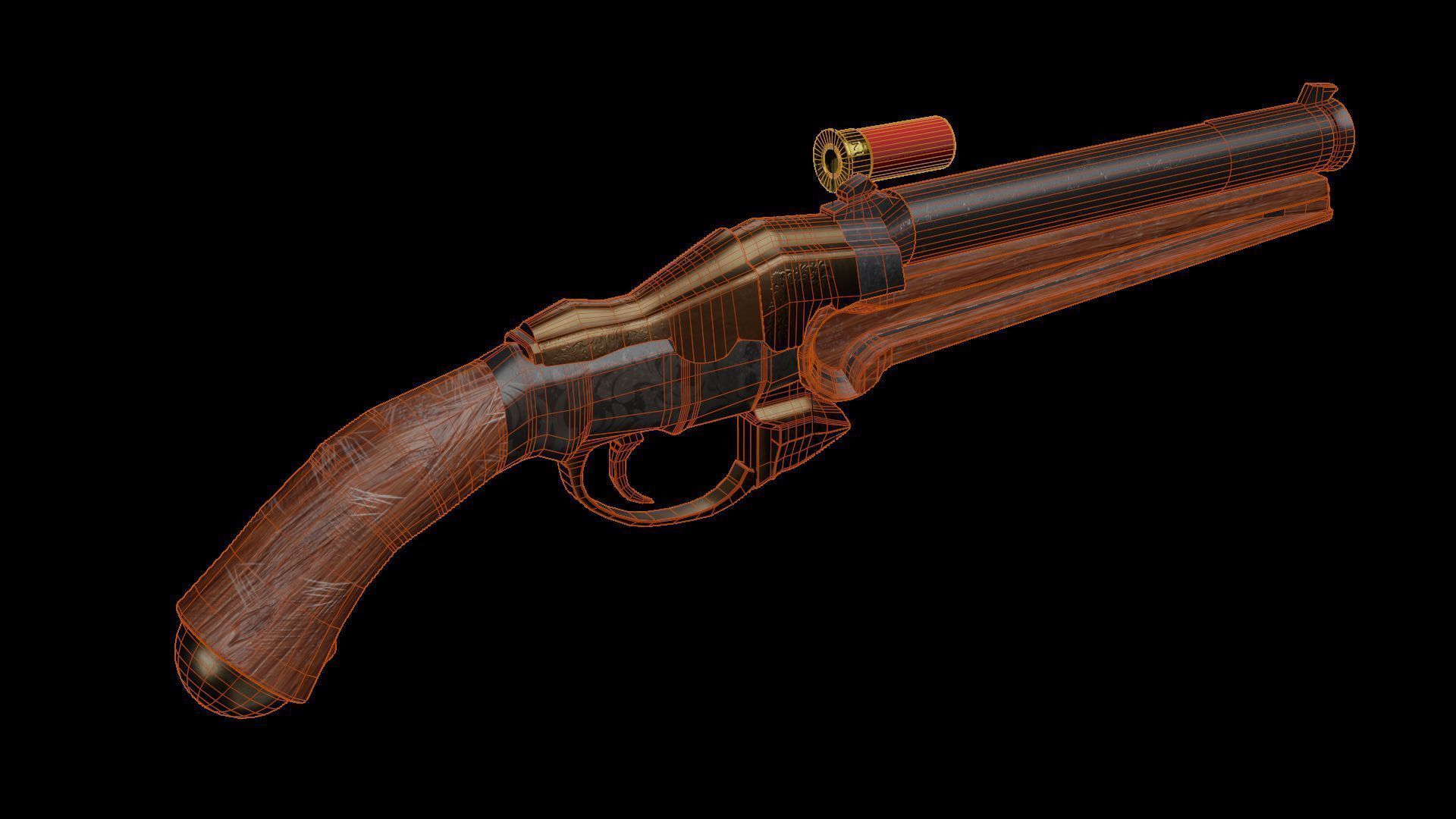 3D model Old gun VR / AR / low-poly | CGTrader