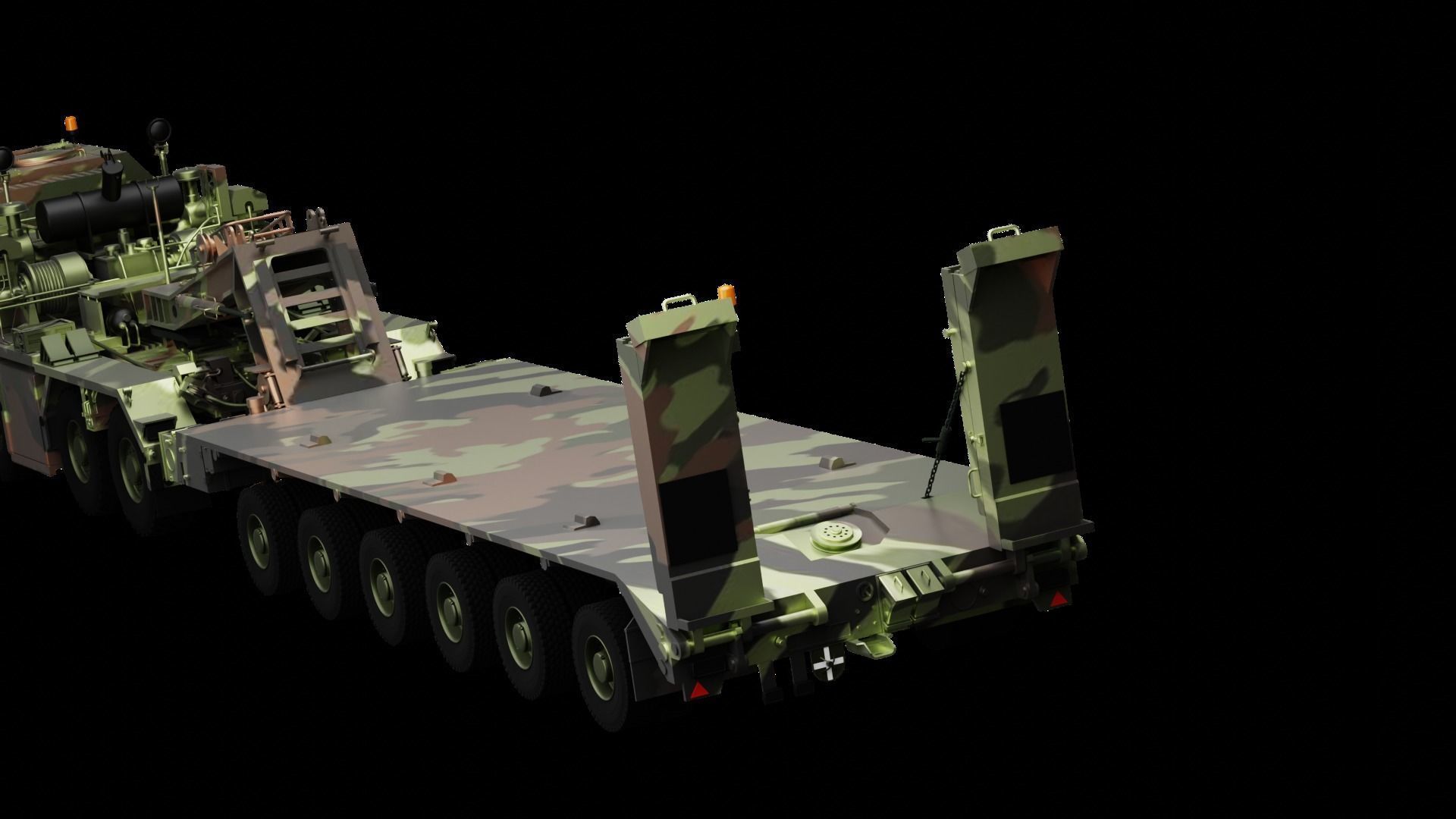 Faun SLT Transport 3D model | CGTrader