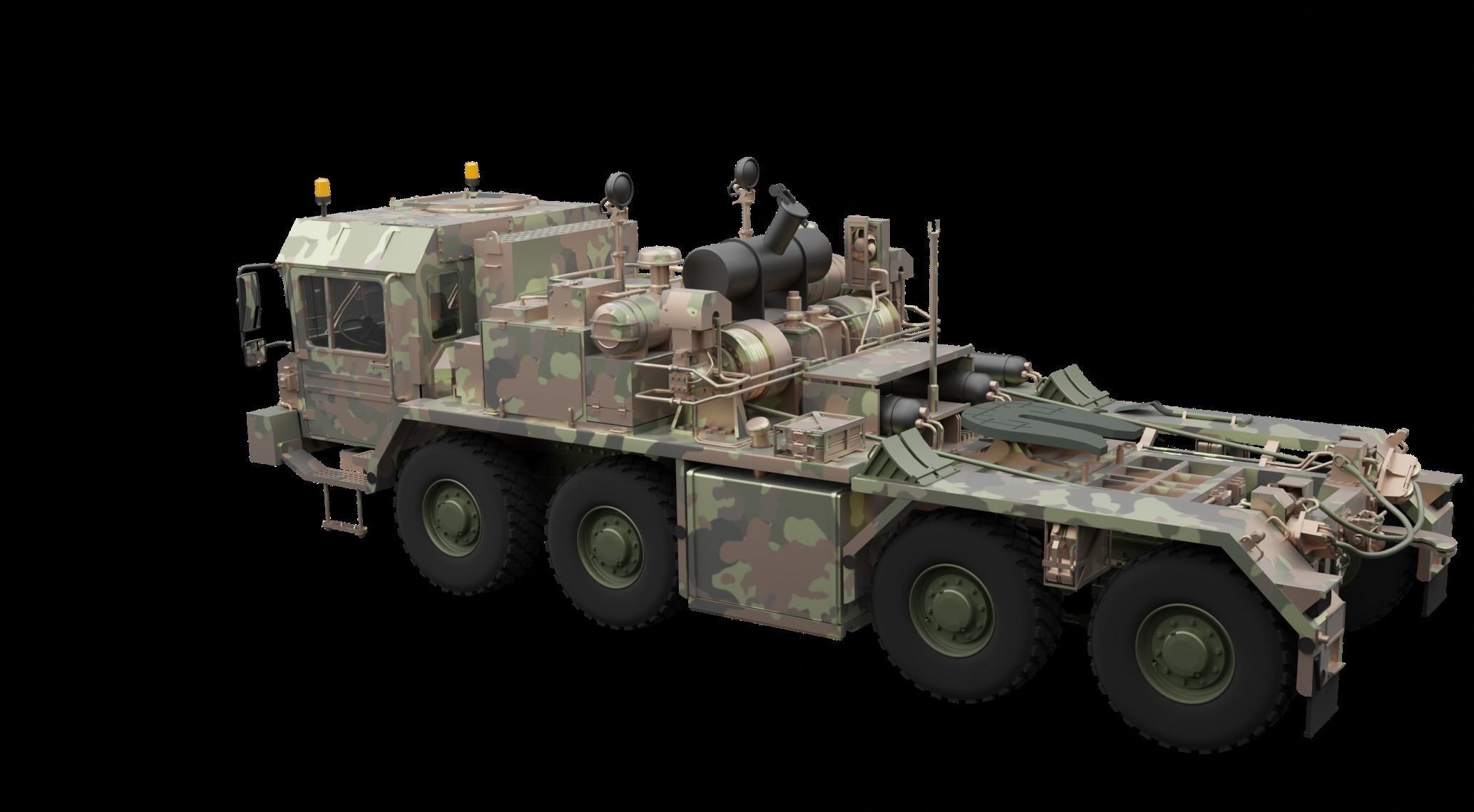 Faun SLT Transport 3D model | CGTrader