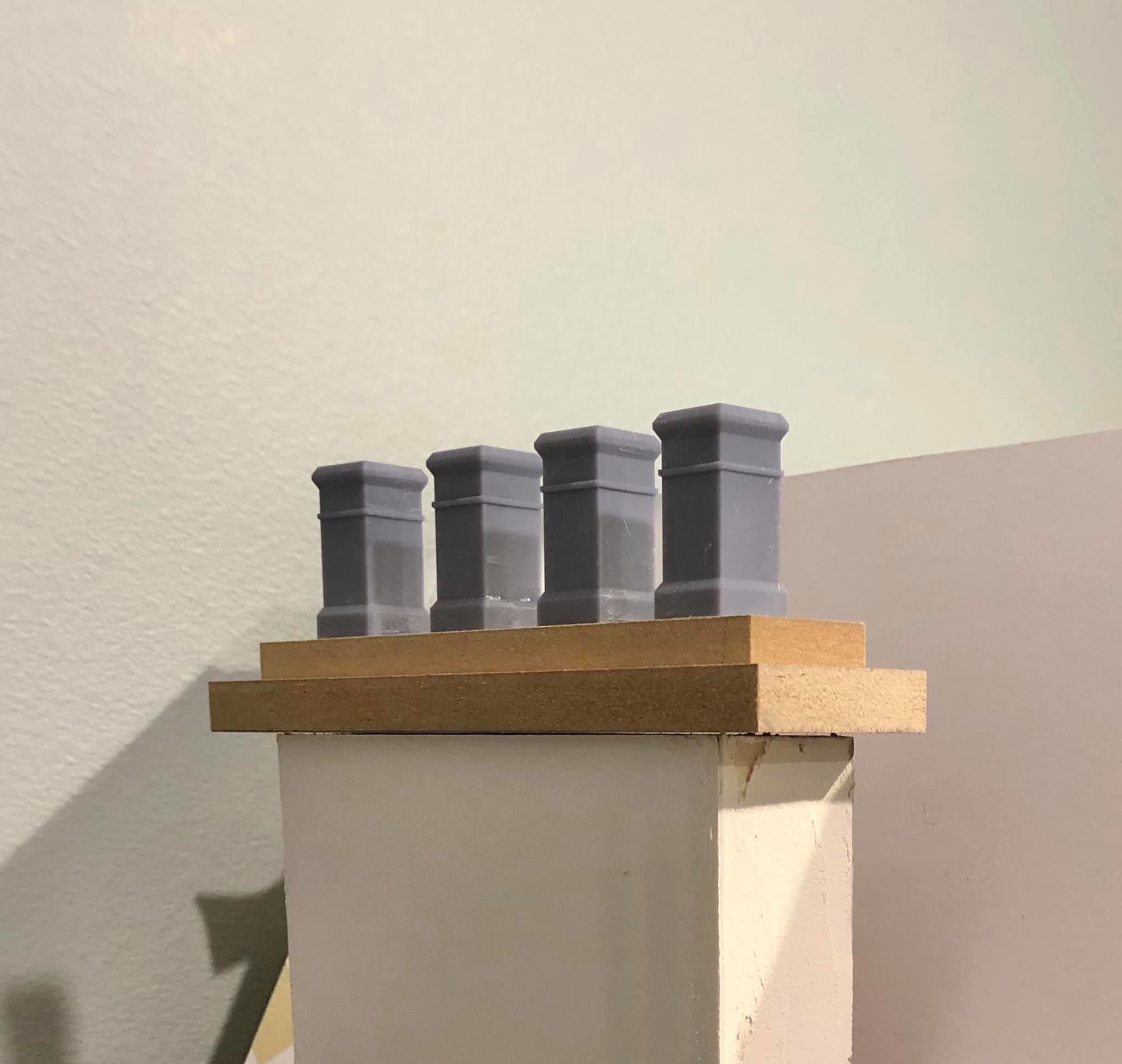 12th Scale Square Chimney Pot 3D model 3D printable | CGTrader