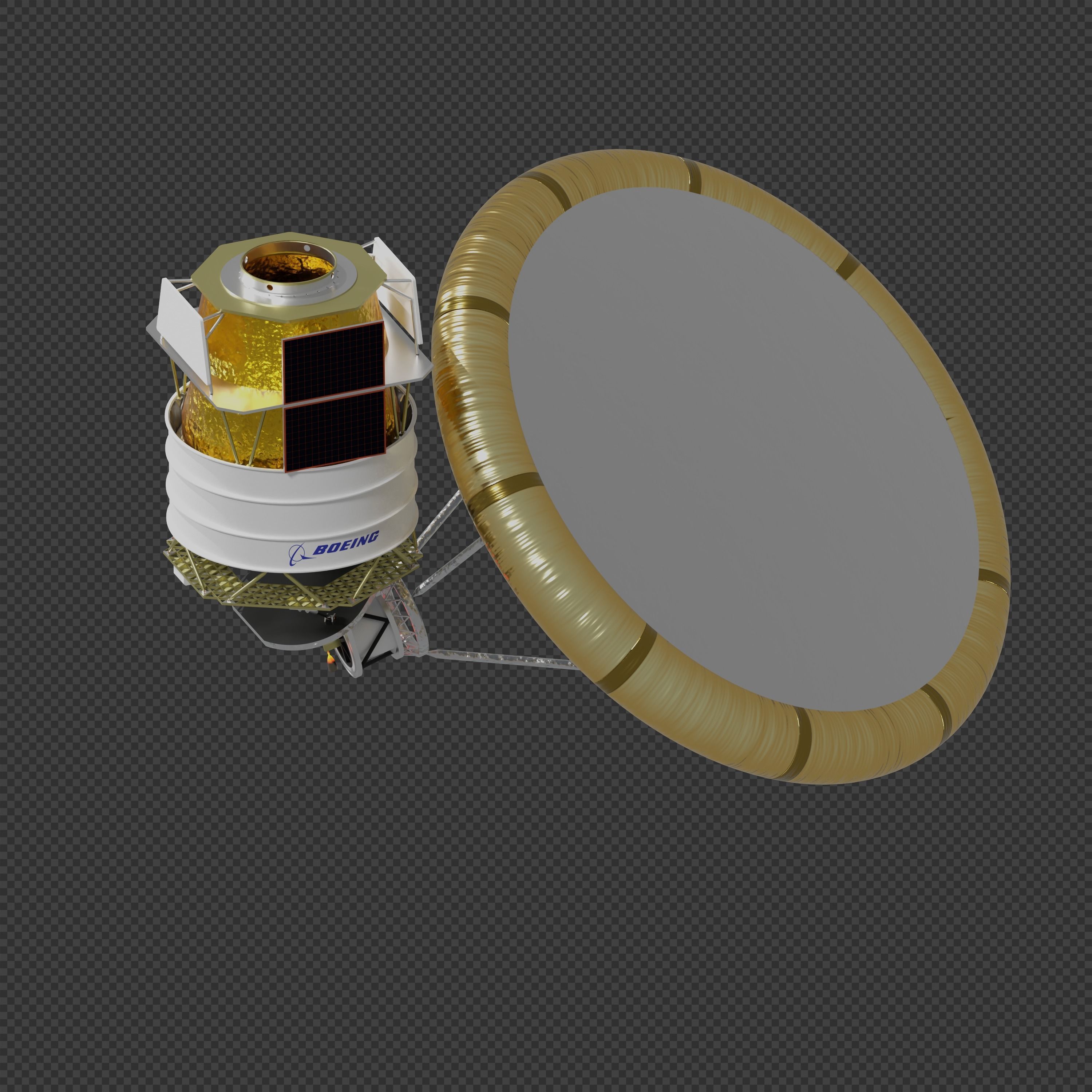 Boeing Solar Orbit Transfer Vehicle 3D model | CGTrader