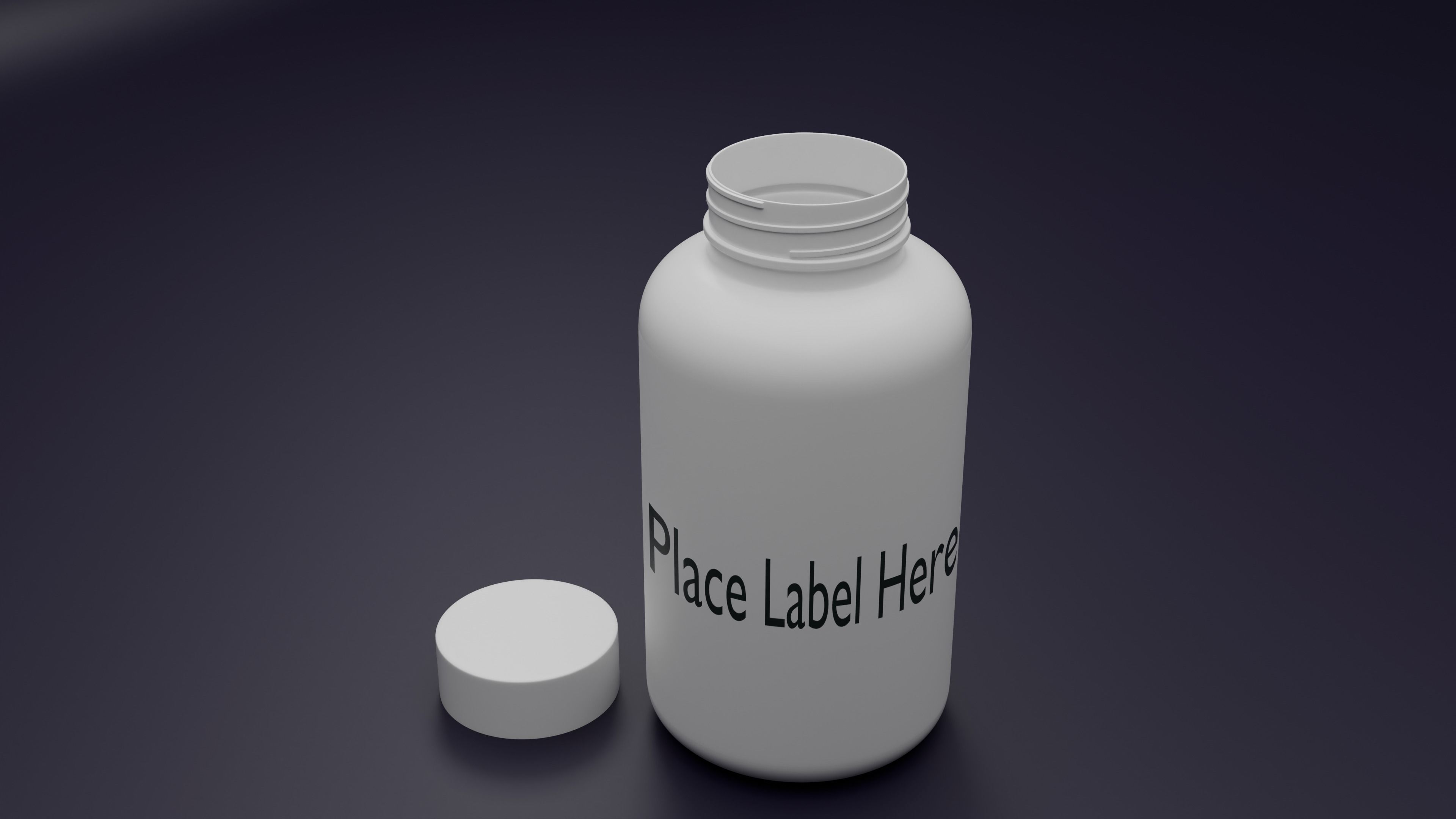 Medicine and Supplements Bottle free 3D model | CGTrader