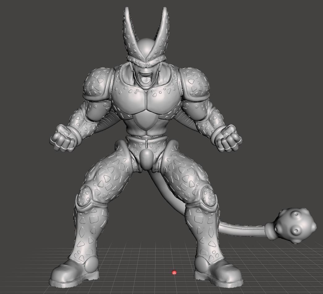 cell max dragon ball super super hero 3D model 3D printable | CGTrader