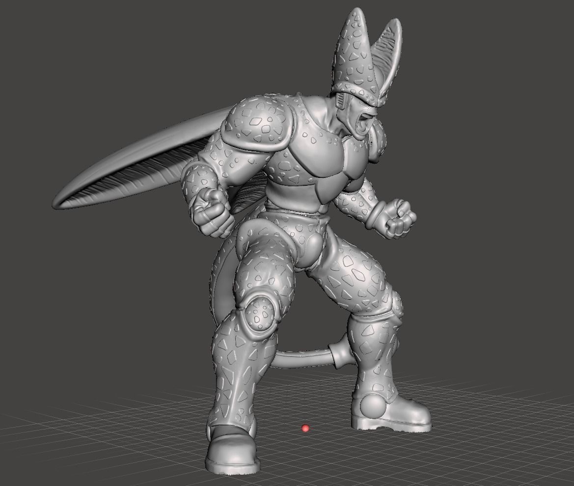 cell max dragon ball super super hero 3D model 3D printable | CGTrader