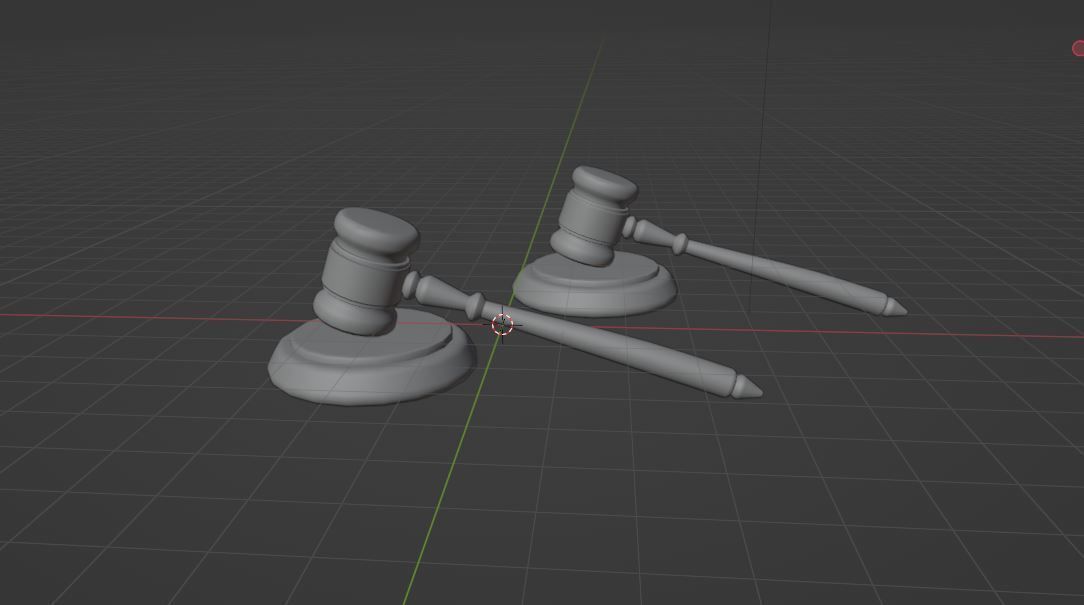 3D model Wooden Judge VR / AR / low-poly | CGTrader
