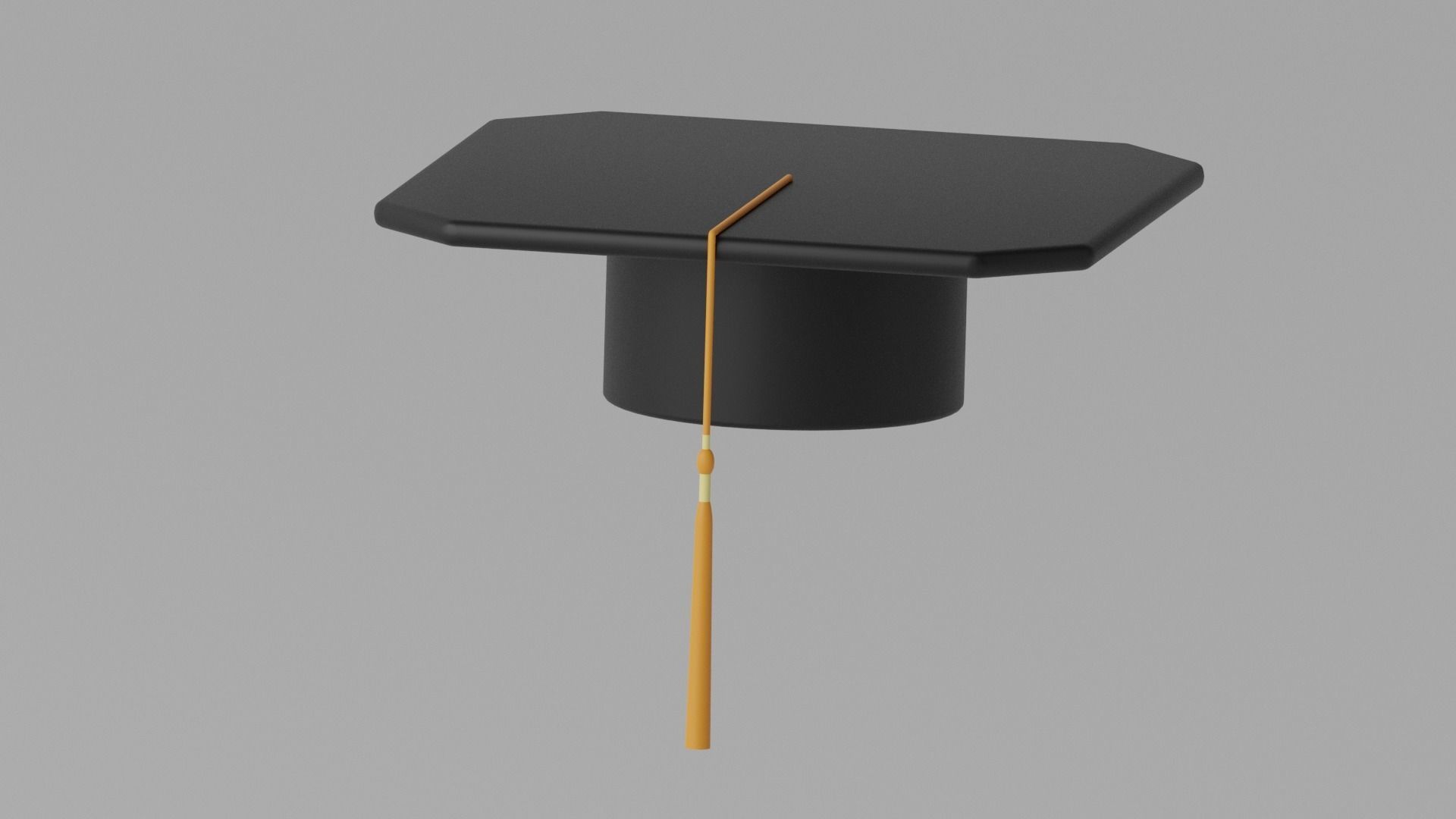 Cartoon Graduation Cap 3D model | CGTrader