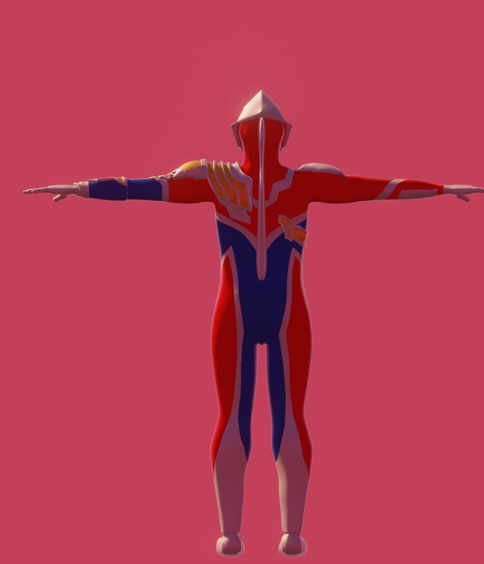 Ultraman Dekker 3d Model 3D model animated rigged | CGTrader