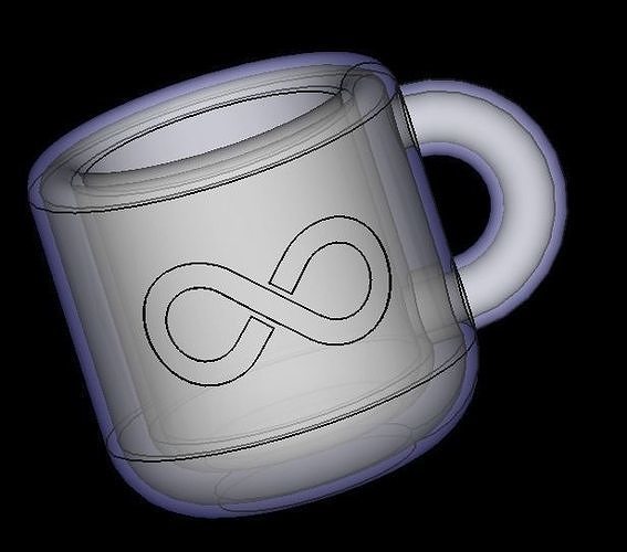 klein cup free 3D model 3D printable | CGTrader