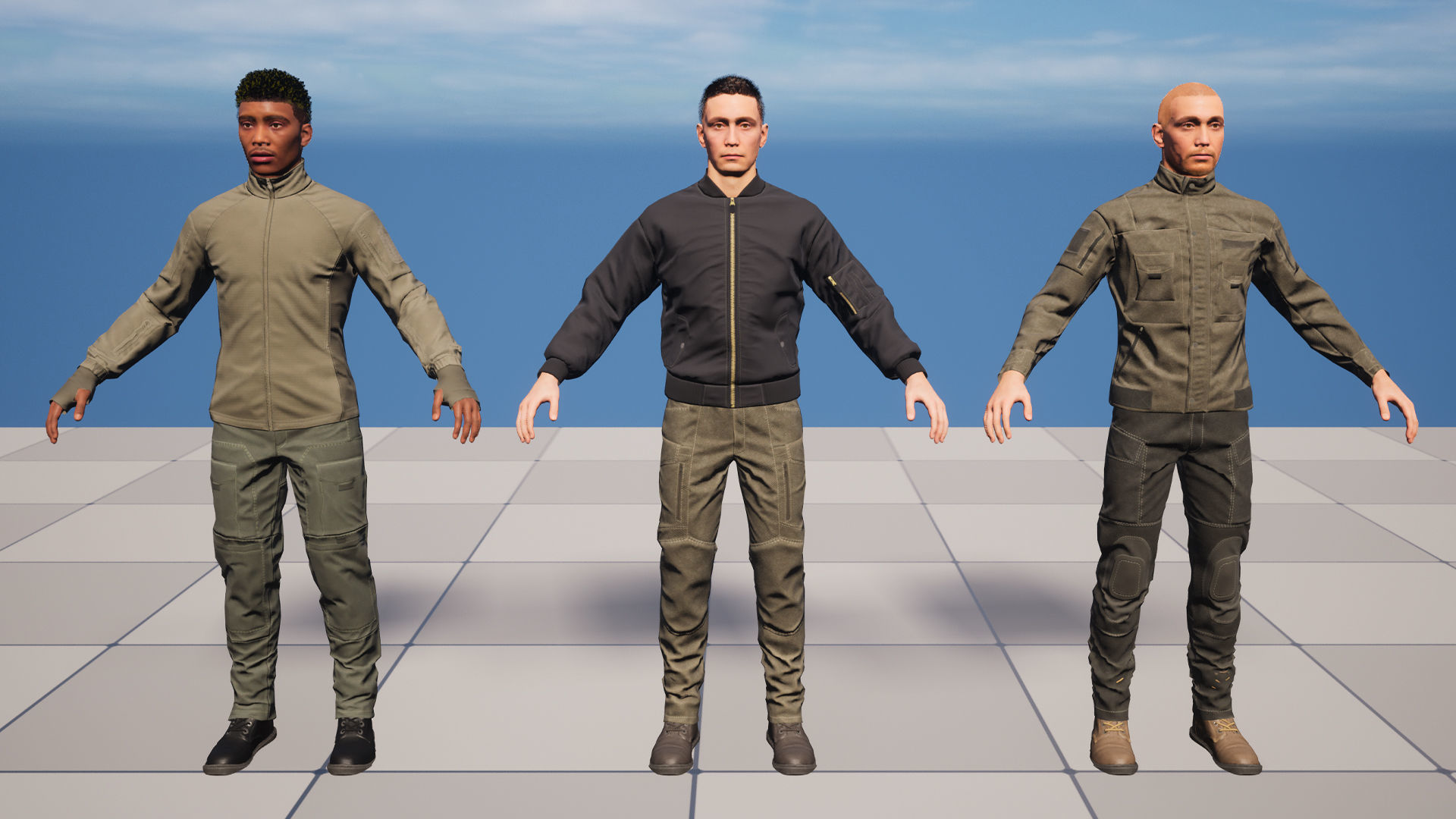 3D model Tactical Clothes for MetaHuman - Game Ready Clothing - Rigged ...