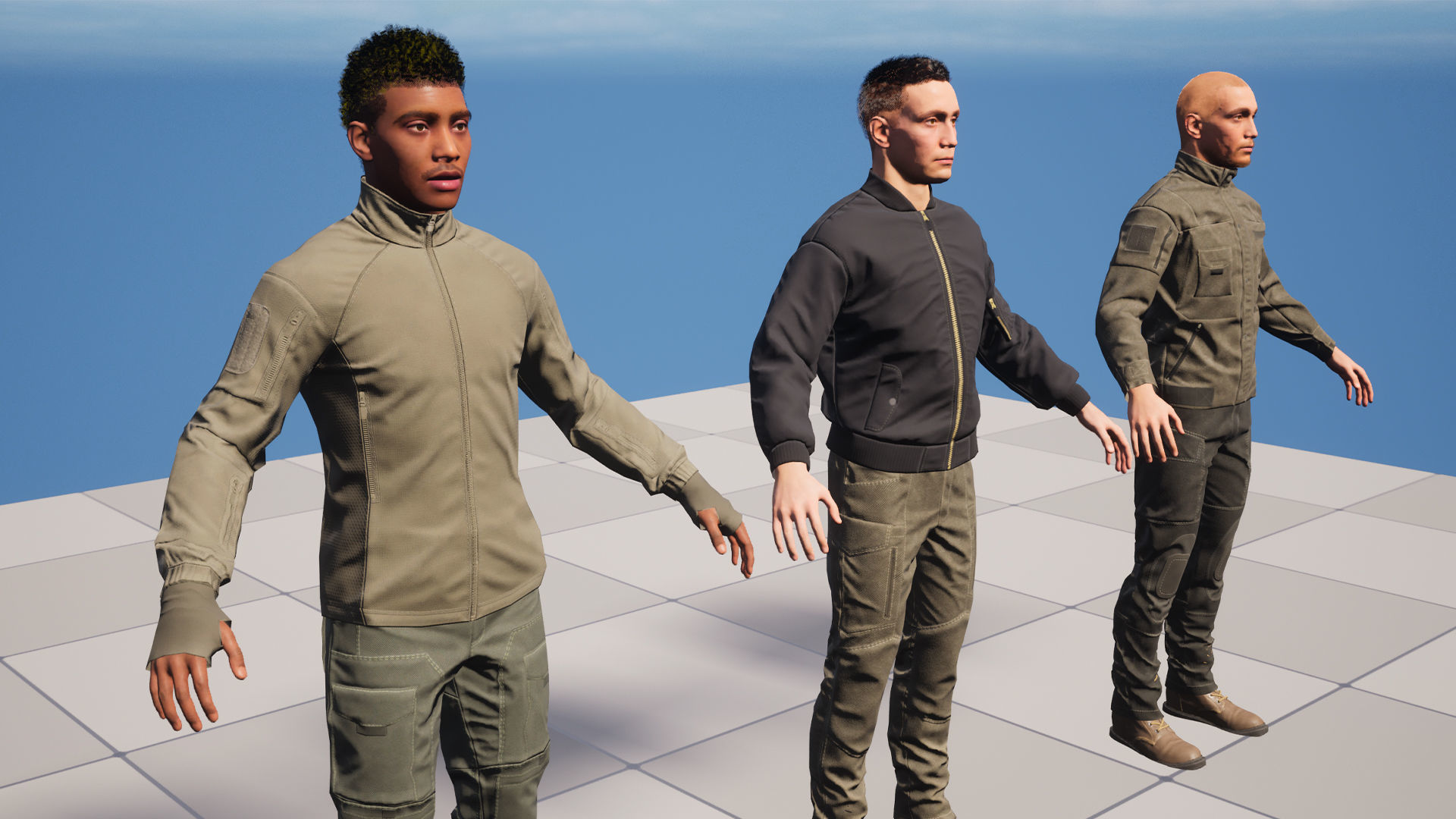 3D model Tactical Clothes for MetaHuman - Game Ready Clothing - Rigged ...
