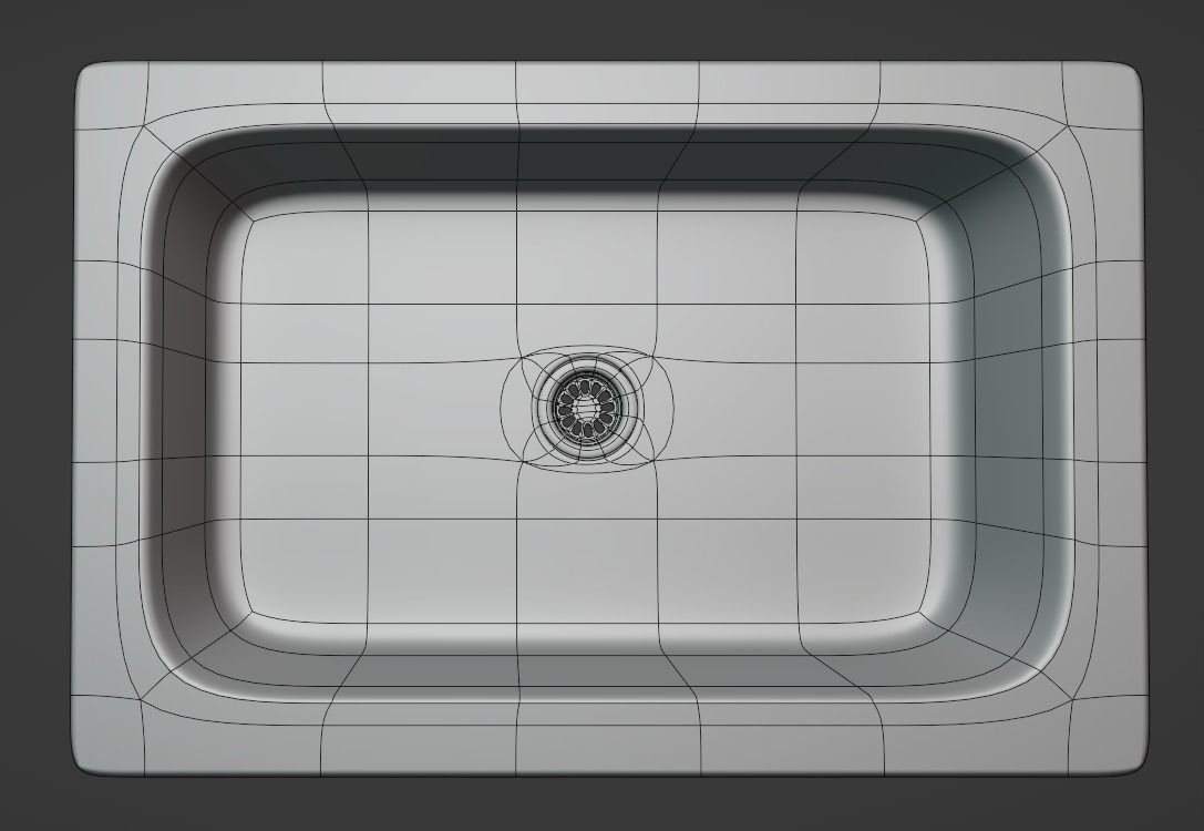 kitchen sink free 3D model | CGTrader