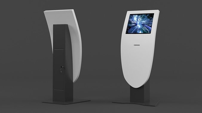 Information Kiosk 3D model | CGTrader