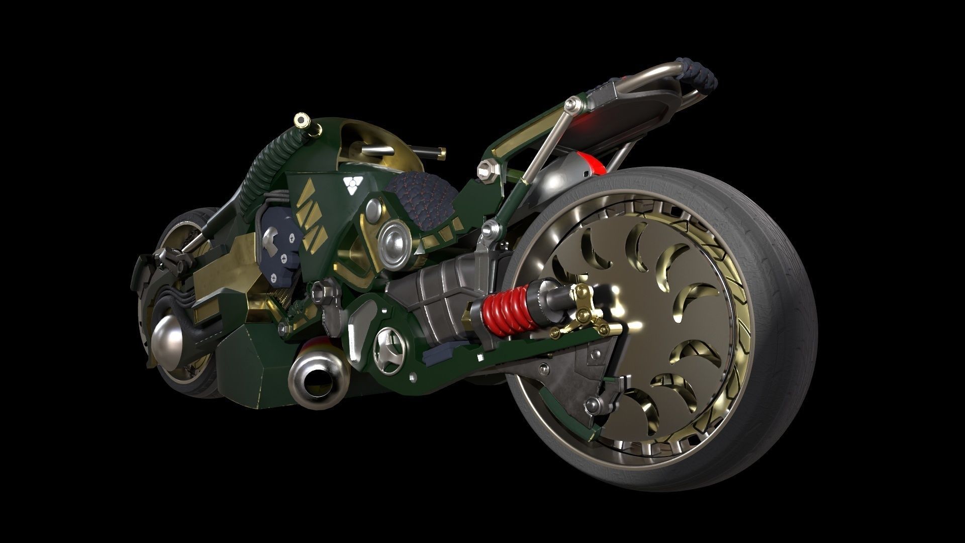 Cyber-moto 3D model | CGTrader
