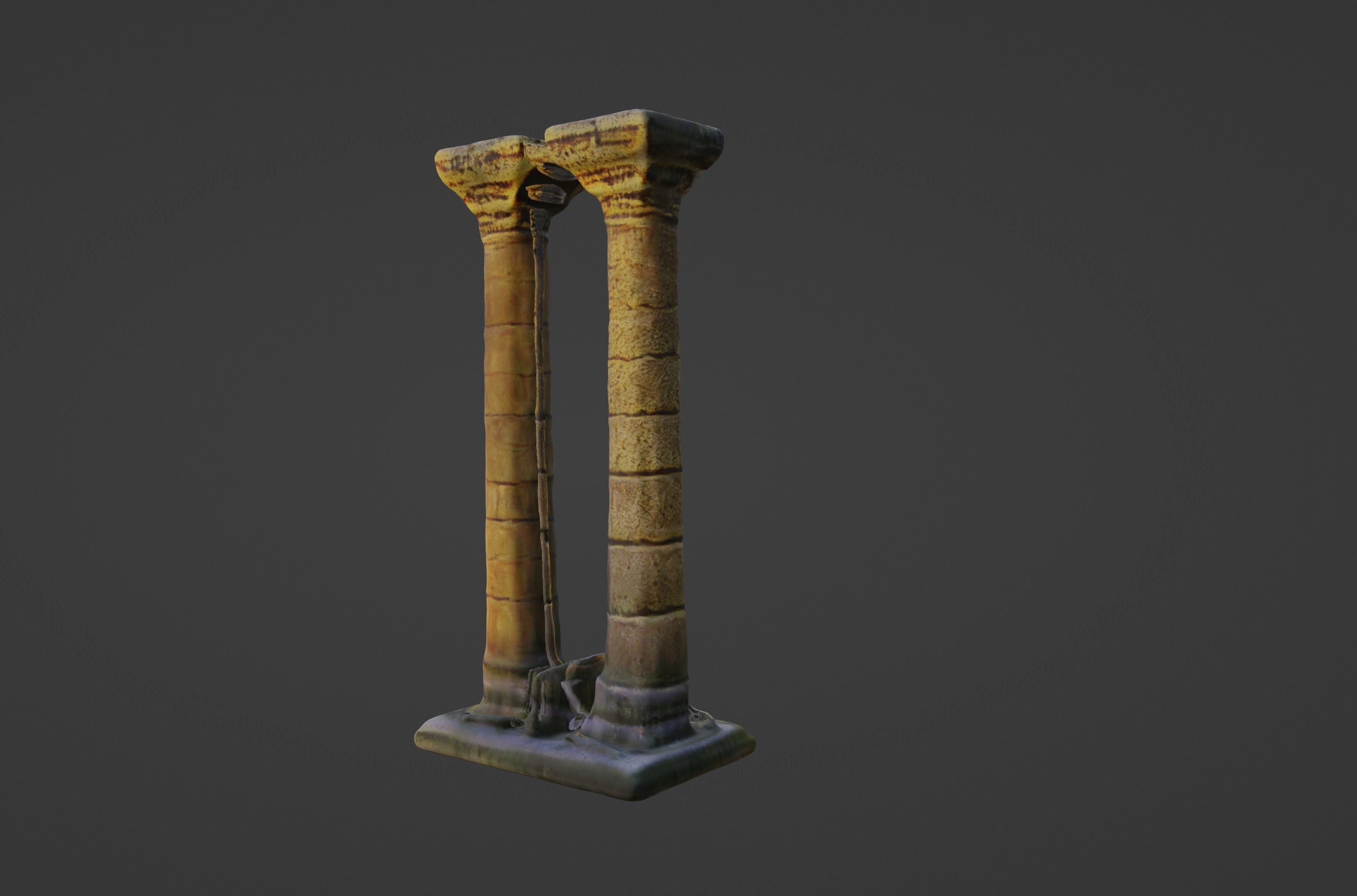 Antique Pillars of History 3D model | CGTrader