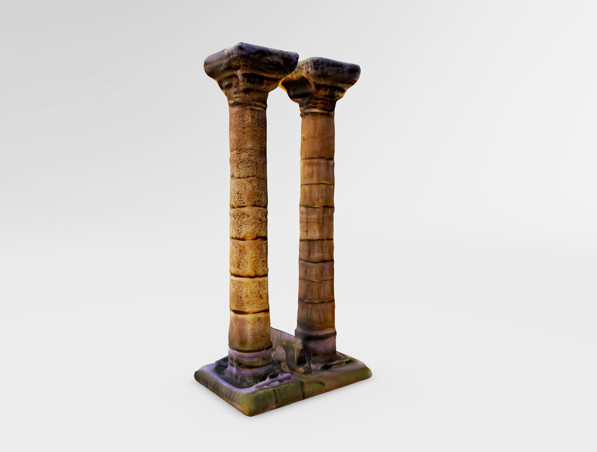 Antique Pillars of History 3D model | CGTrader