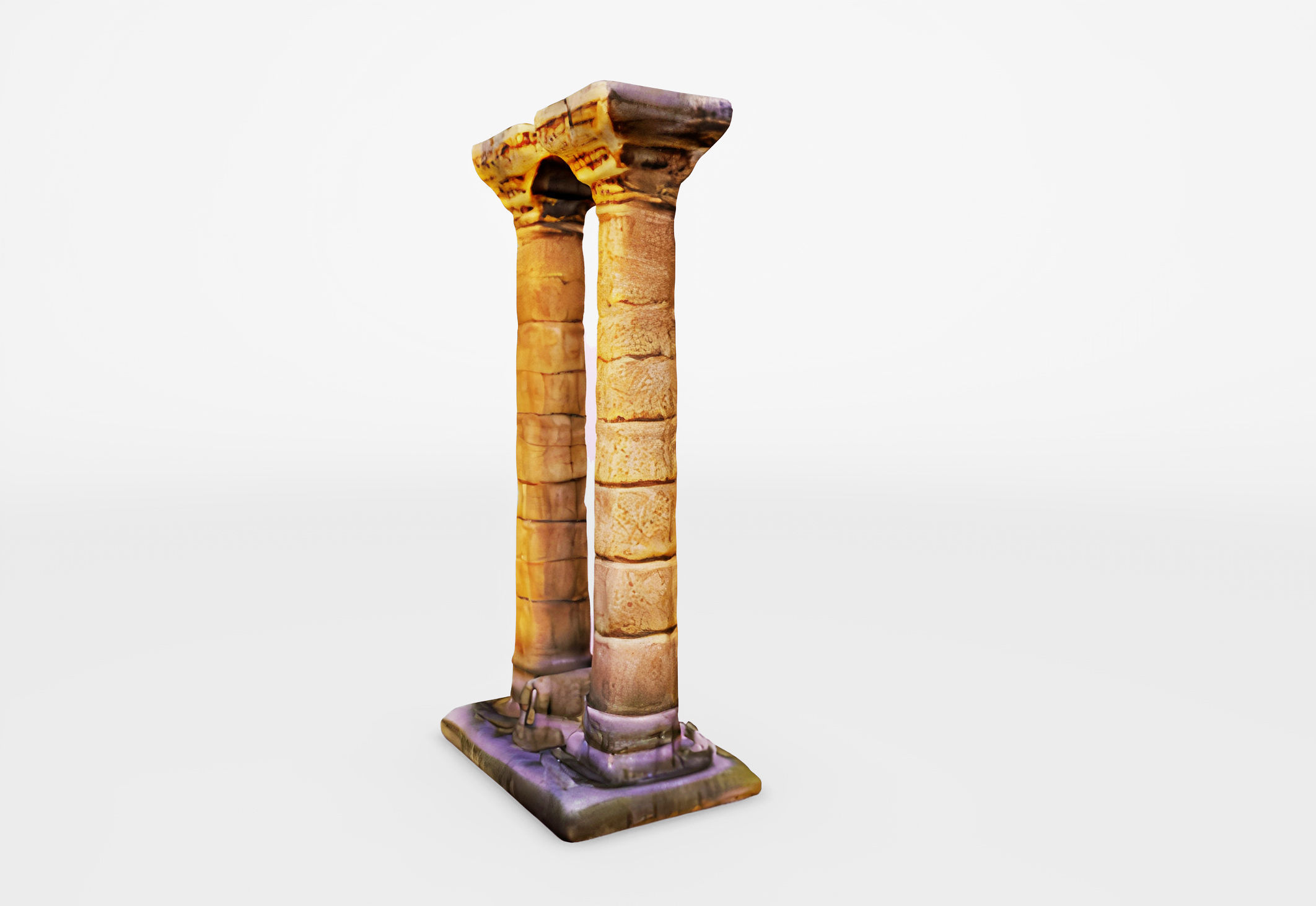 Antique Pillars of History 3D model | CGTrader
