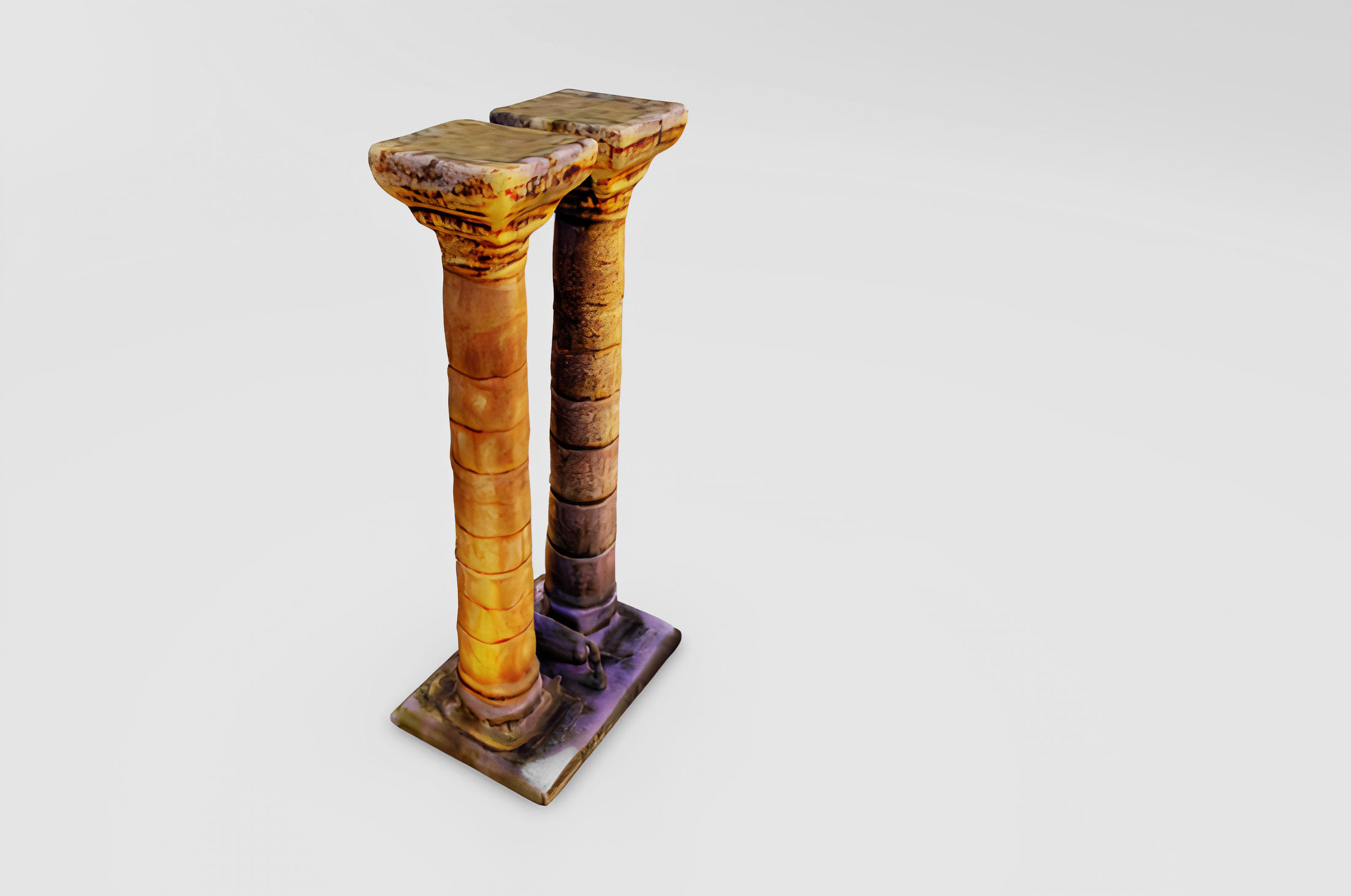 Antique Pillars of History 3D model | CGTrader