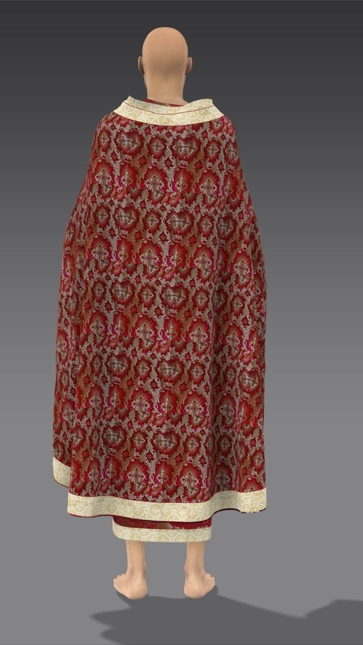 Priest clothing 3D model | CGTrader