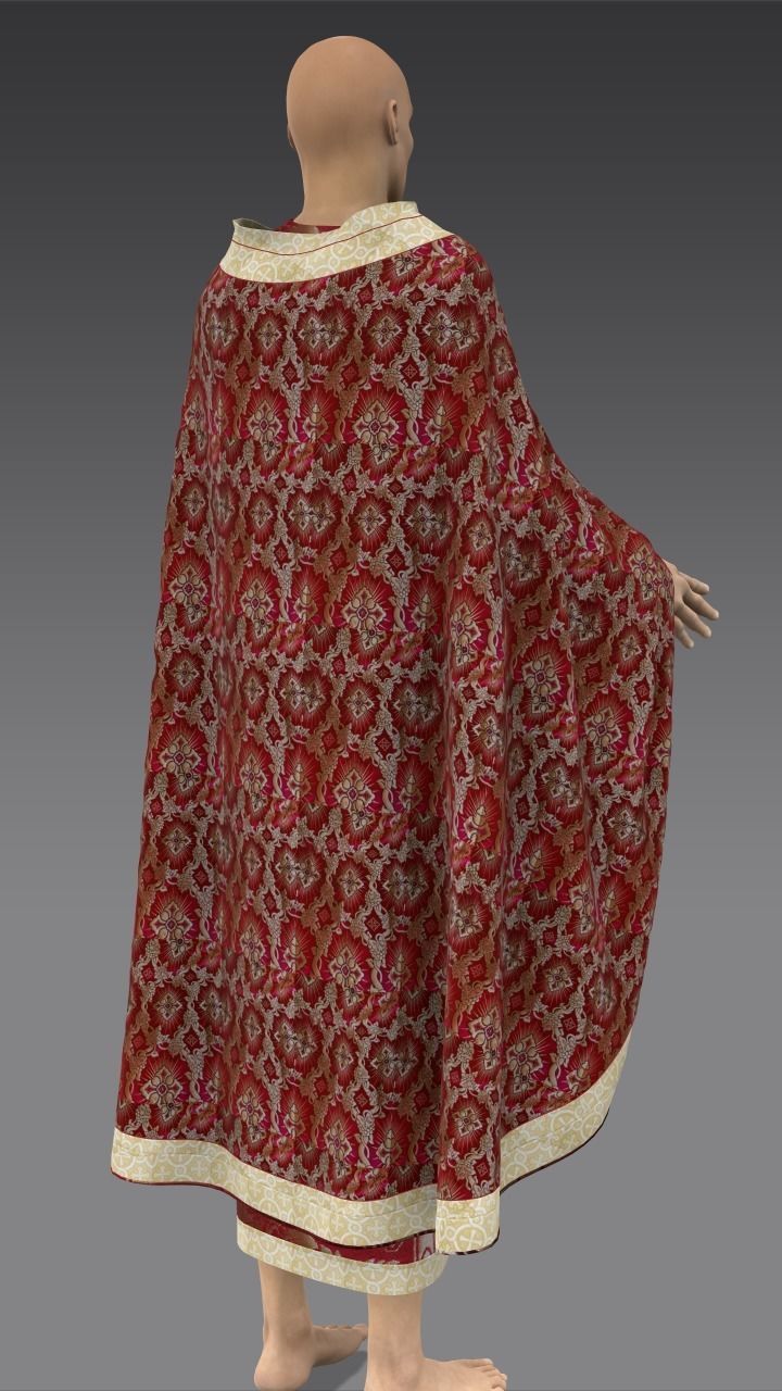 Priest clothing 3D model | CGTrader