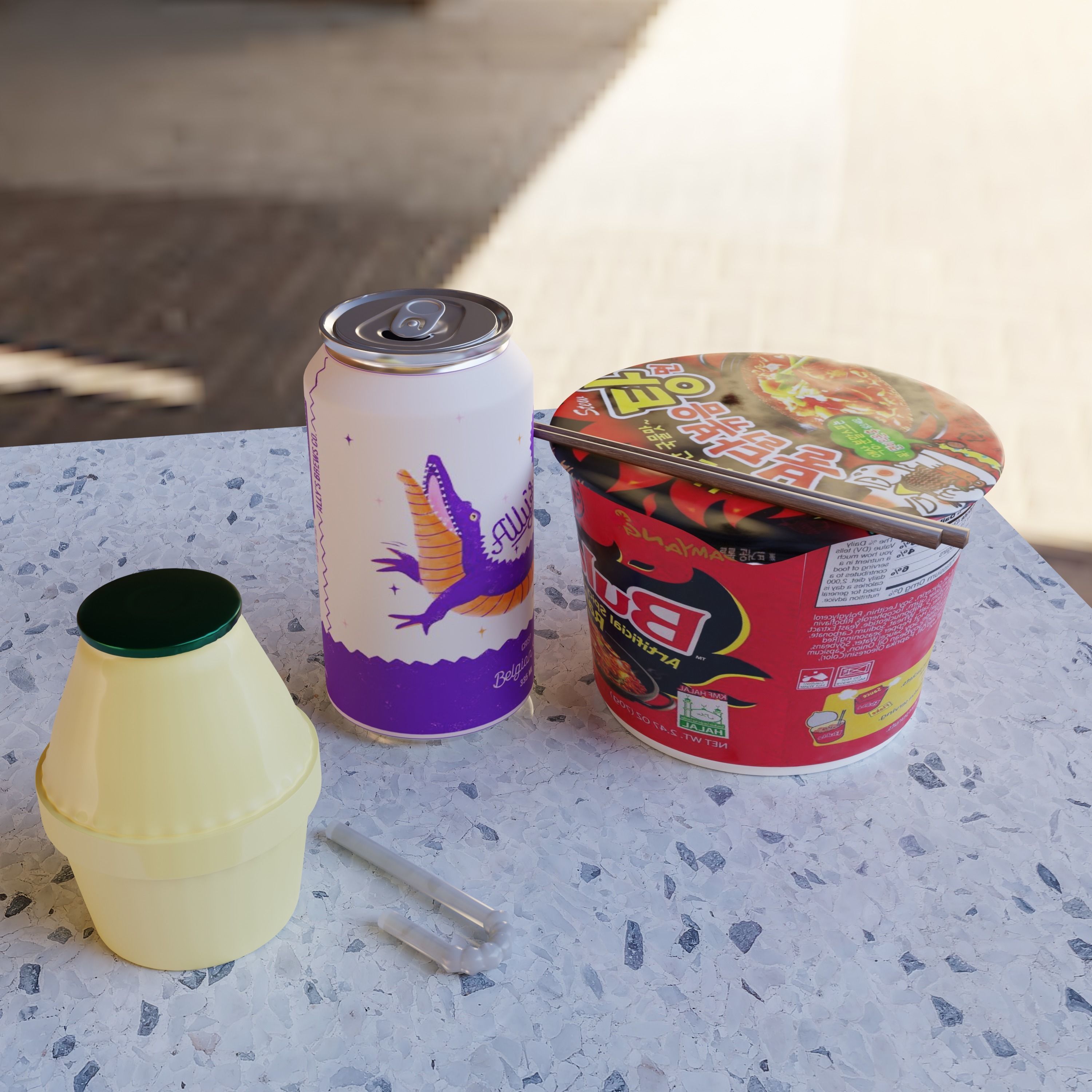 3D model Korean snacks VR / AR / low-poly | CGTrader