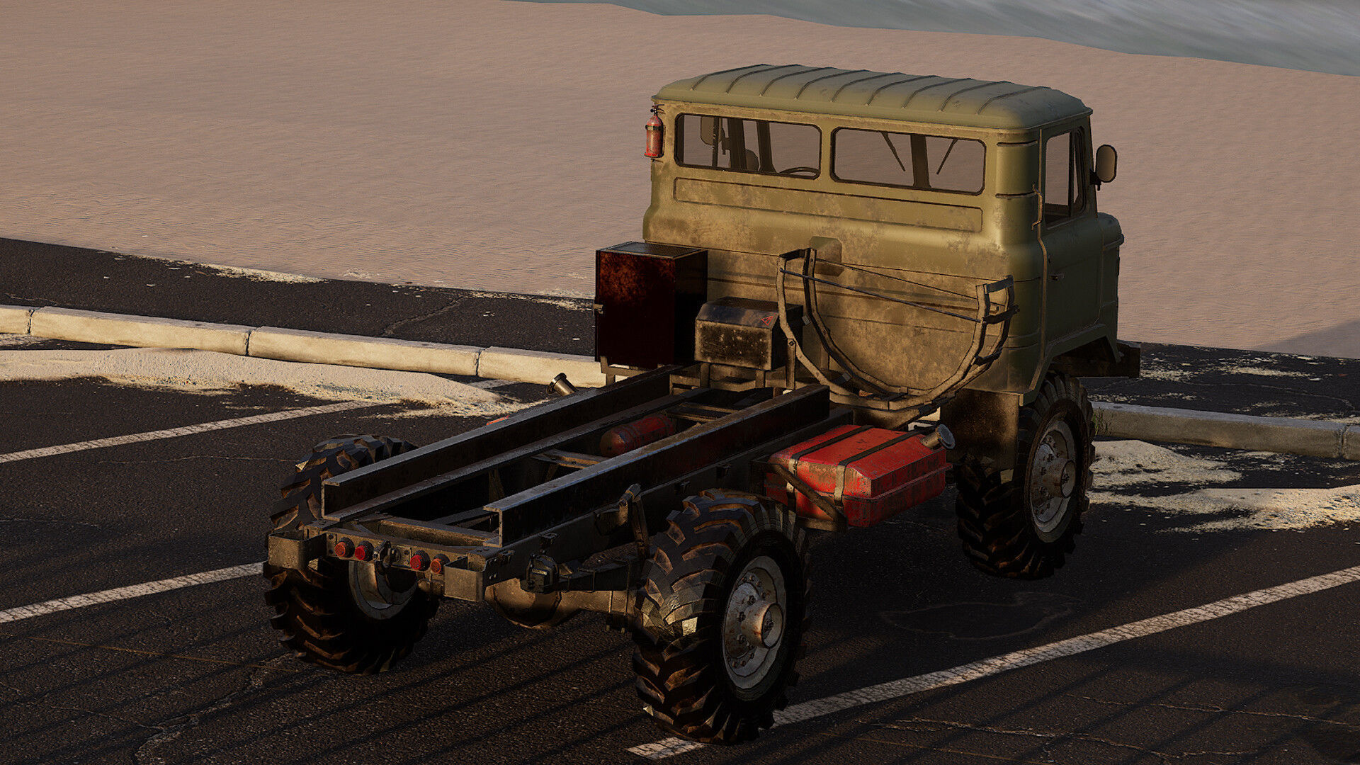 3D model Truck Levo 66 - Unreal Engine Project VR / AR / low-poly ...