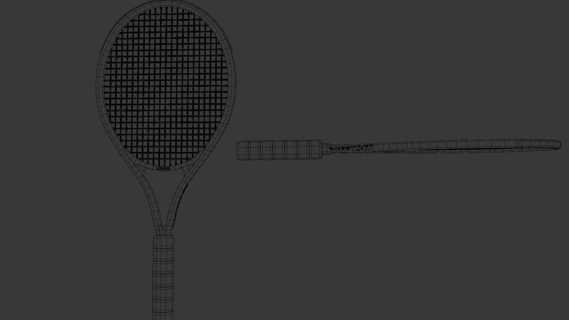 Tennis Racket Wilson free VR / AR / low-poly 3D model rigged | CGTrader