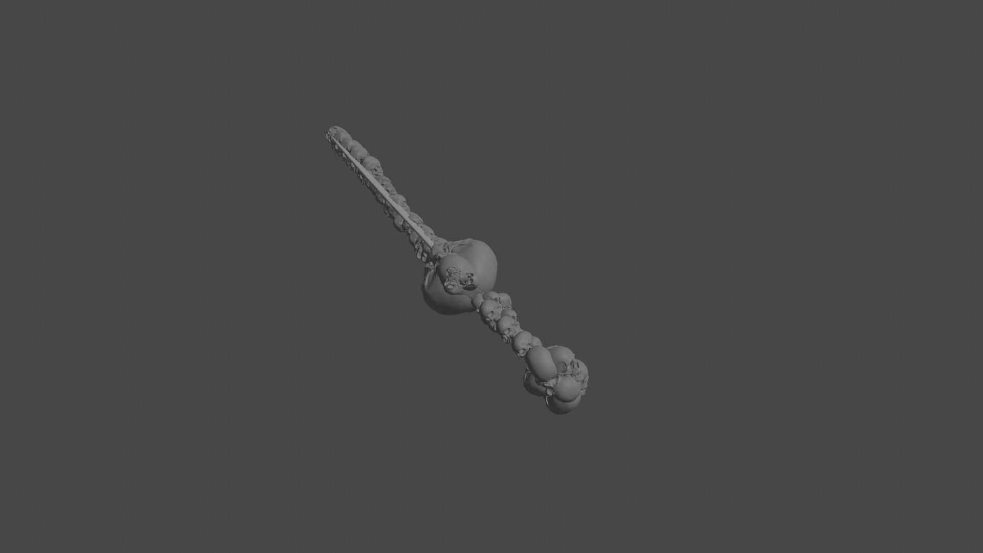 sword skull of death 3D model | CGTrader