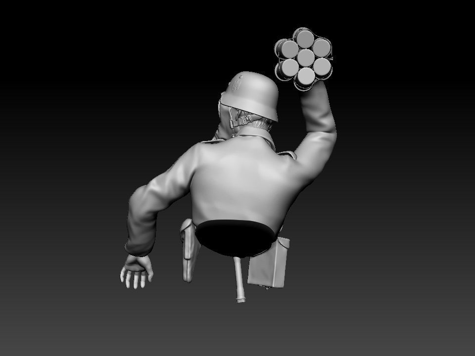 Holger Panzergrenadier 3D model 3D printable | CGTrader