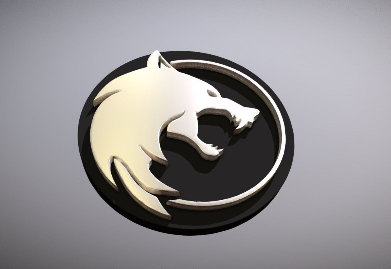 The Witcher logo 3D model 3D printable | CGTrader